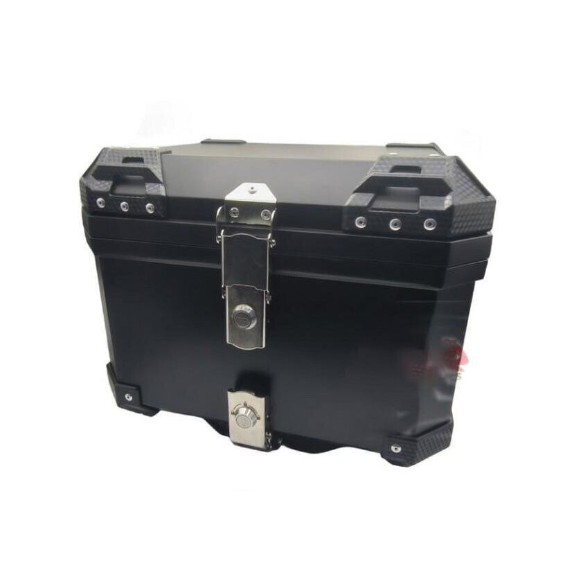 45L Motorcycle Tour Tail Box Trunk Luggage Top Lock Storage Carrier Ca ...