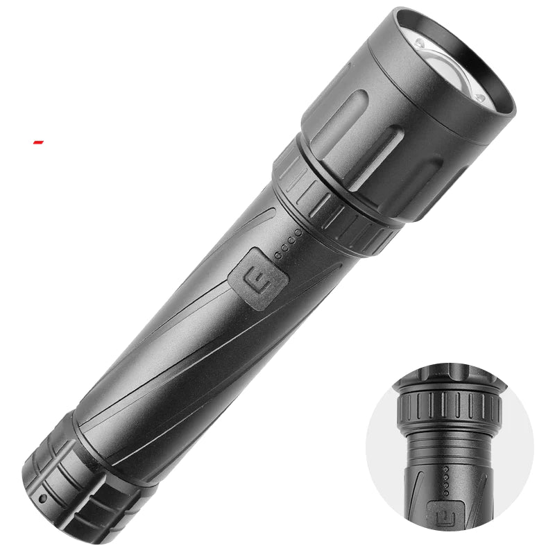 Multifunctional Flashlight Telescopic Type-C Reversible Charging Zoom ...