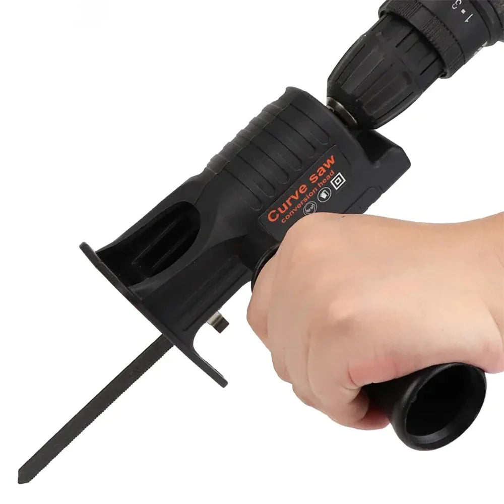 Electric Drill To Saw Conversion Head Curve Saw Converter Woodworking ...