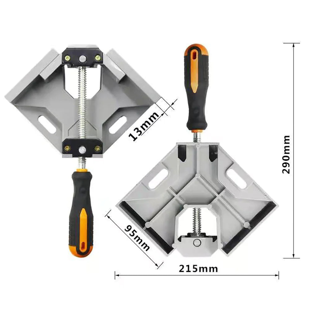Sliding 'T' Single-Handle Right-Angle Fixing Clamps Woodworking Tools ...