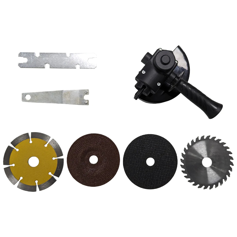 Drill To Angle Grinder Adapter Converter Cutting Fixing Bracket Kit Ac ...